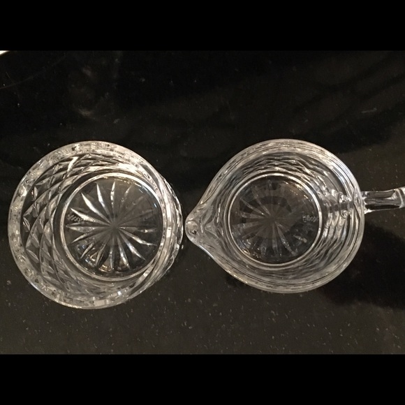 Spode | Dining | Spode Creamer Sugar Hand Cut Faceted Crystal | Poshmark